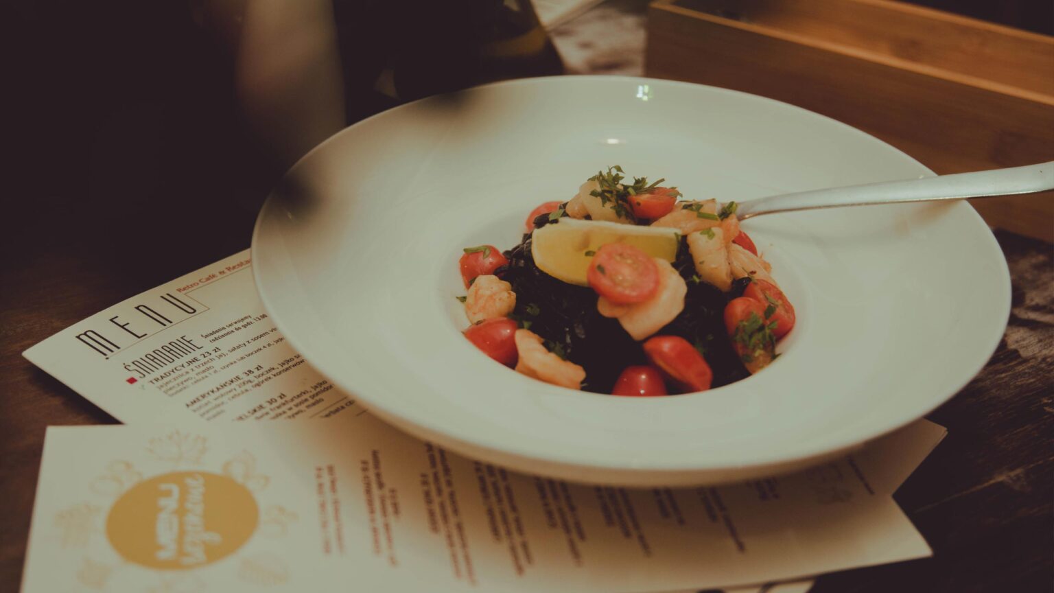 Karta menu - Retro Cafe